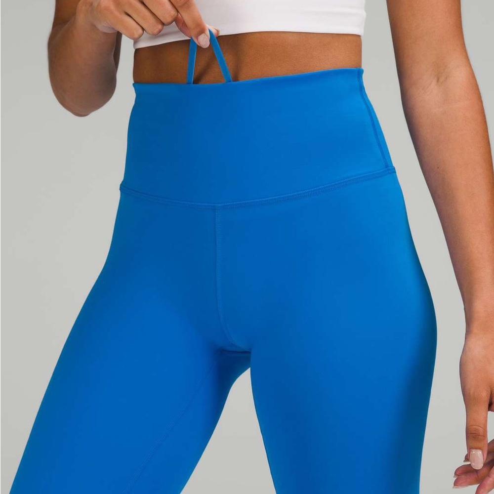 Lululemon Wundertrain Leggings In Poolside Blue - Gem